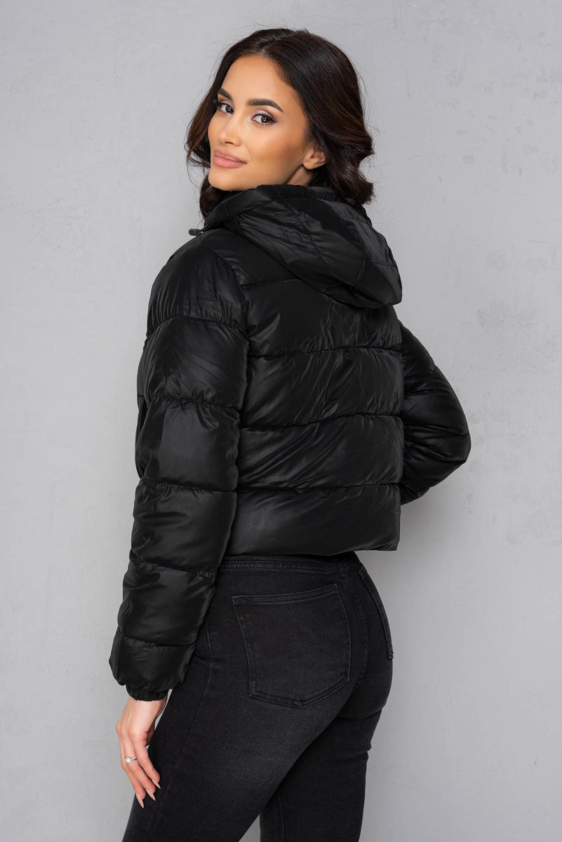 Geaca scurta LEONORA - Neagra – BWEAR.RO